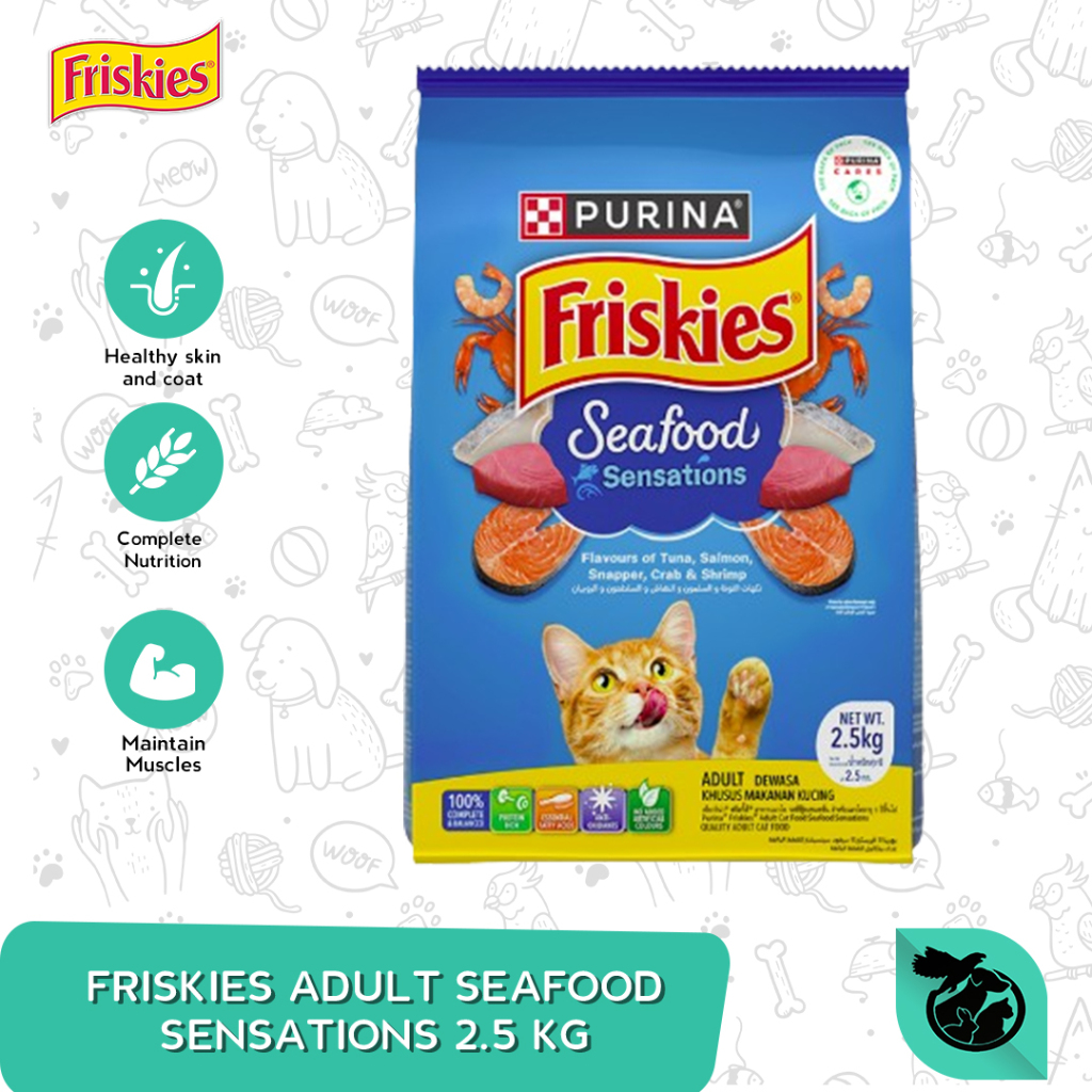 Jual Friskies Adult Seafood Sensations 2.5KG | Shopee Indonesia