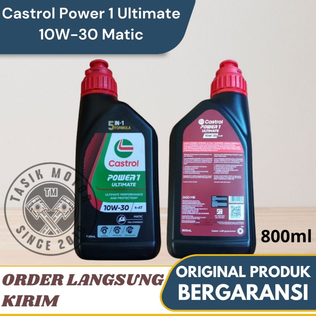 Jual Castrol Power 1 Ultimate 10W-30 Matic 800ml | Shopee Indonesia