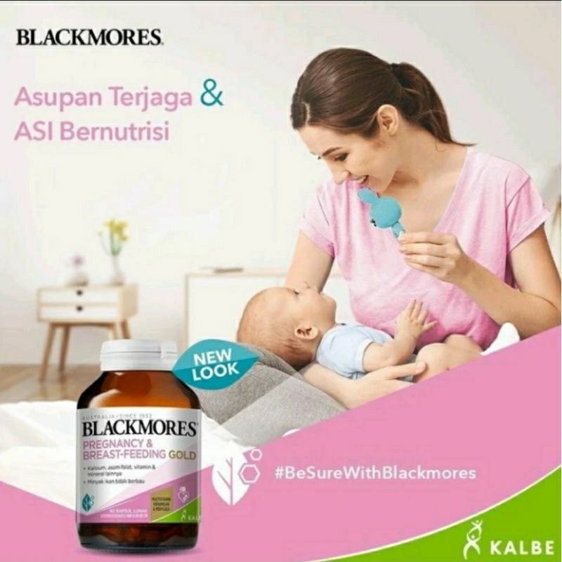 Jual BLACKMORES PREGNANCY & BREAST-FEEDING GOLD 60 Caps BPOM KALBE ...