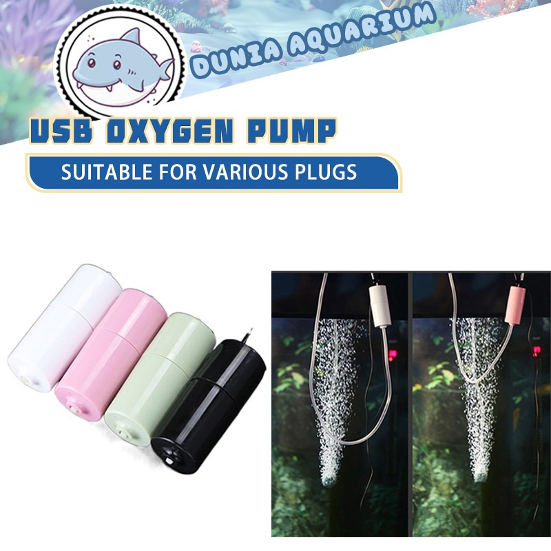 Jual 【Duniaaquarium】USB Aerator Mini Portable Pompa Aquarium Pompa ...