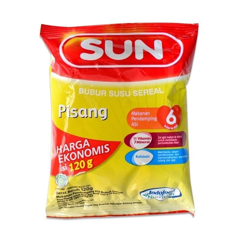 Jual Bubur Sun Pisang Untuk SG (120GRAM) | Shopee Indonesia