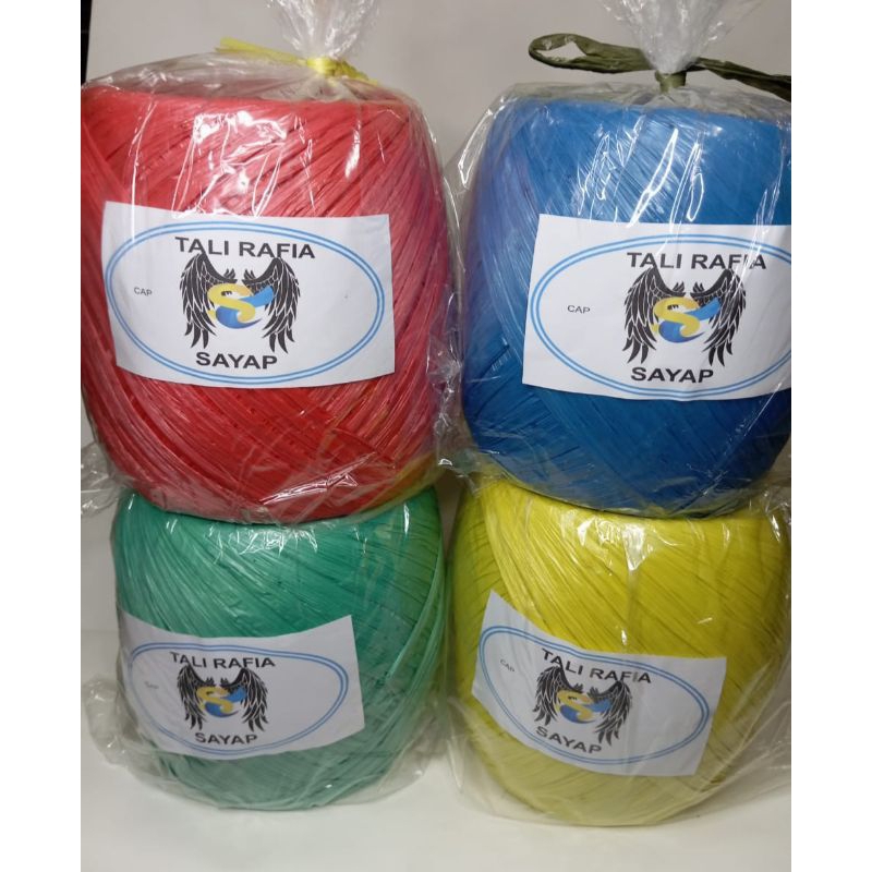 Jual TALI RAFIA WARNA 500gram/5ons | Shopee Indonesia