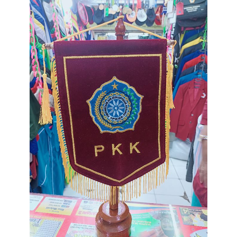 Jual bendera meja/vandel/pataka 1set + tiang | Shopee Indonesia