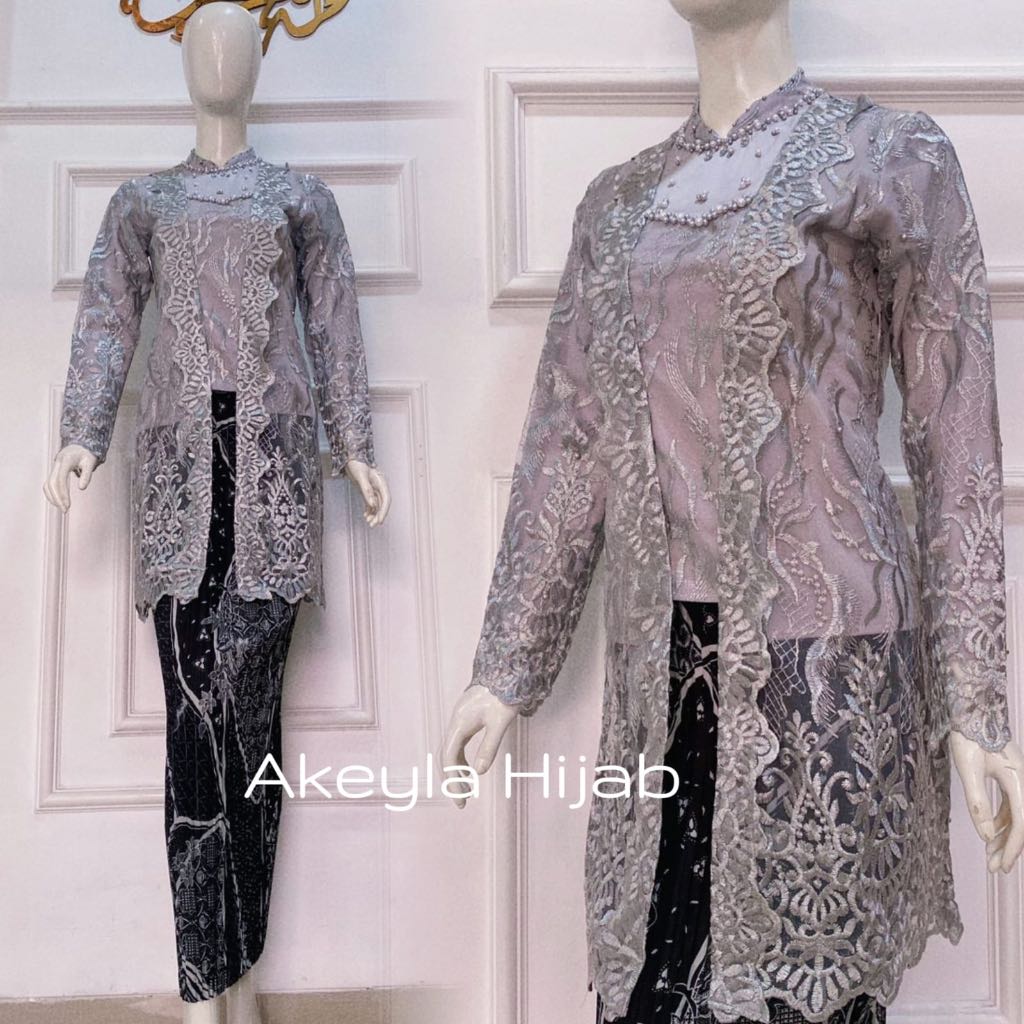 Jual Kebaya Tunik / Kebaya tulle / Kebaya modern / Kebaya tile / Kebaya ...