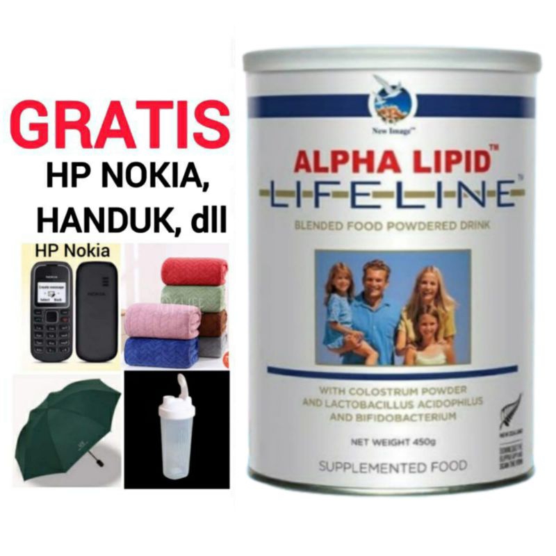 Jual Susu Lifeline Alpha Lipid Colostrum syaraf kejepit Gratis Ongkir ...