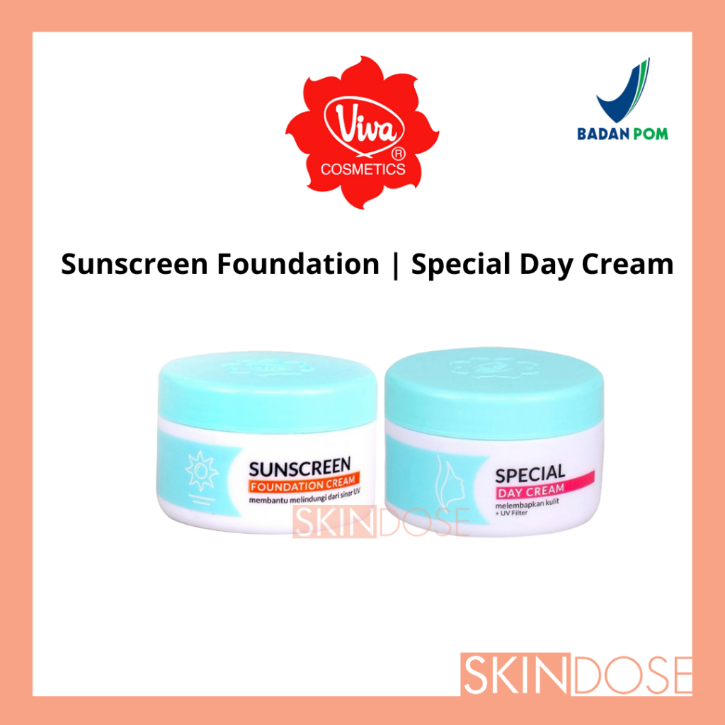 Jual Viva Sunscreen Foundation Cream UV Filter | Special Day Cream ...