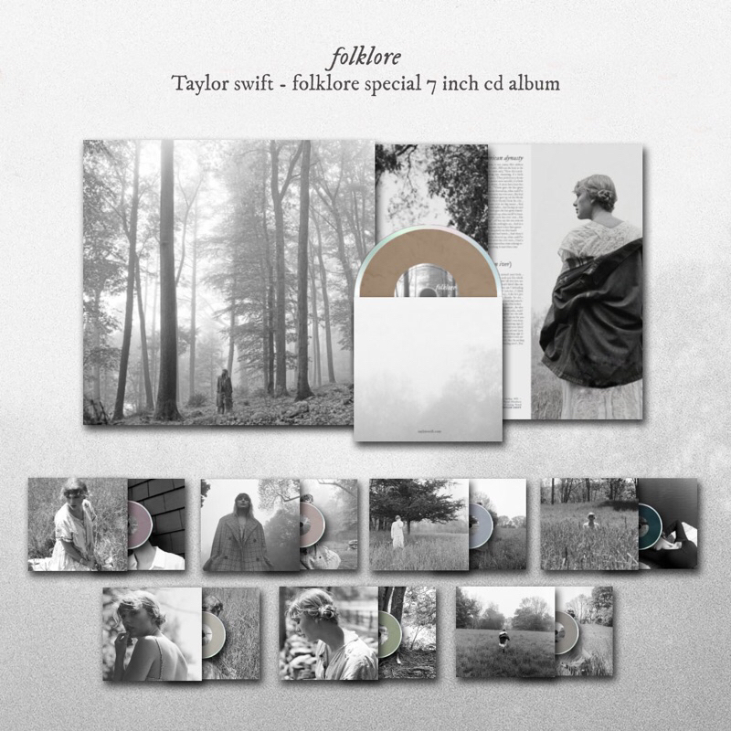 Jual CD TAYLOR SWIFT - FOLKLORE SPECIAL 7 INCH CD ALBUM , TAYLOR SWIFT ...