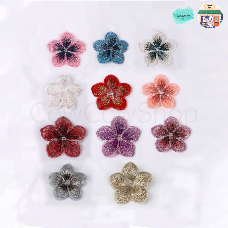 Jual Aplikasi Bunga Tabur /aplikasi bordir embroidery | Shopee Indonesia