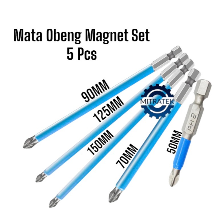 Jual Mata Obeng Magnet Plus Ph2 Set 5 Pcs | Shopee Indonesia