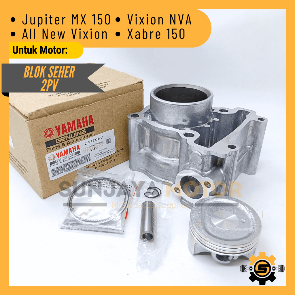 Jual Block Boring Silinder Kualitas Original Yamaha 2PV Blok Seher ...