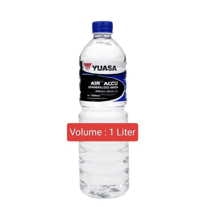 Jual Air Accu Air Aki Demineralized Water Yuasa tutup Biru Volume 1 ...