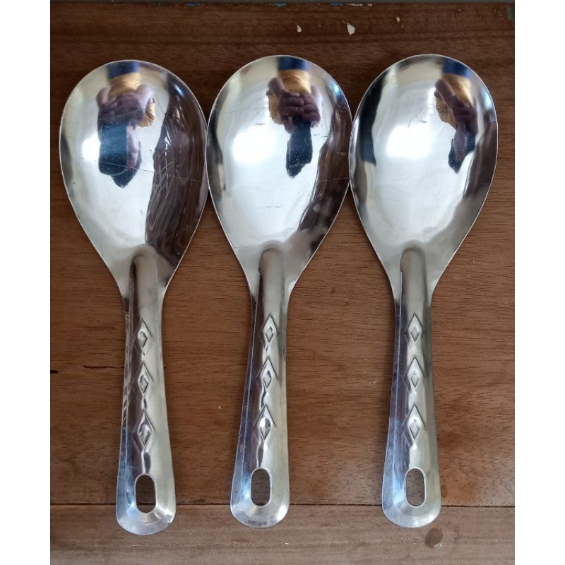 Jual Centong Nasi stainless/centong stainless/entong nasi | Shopee ...