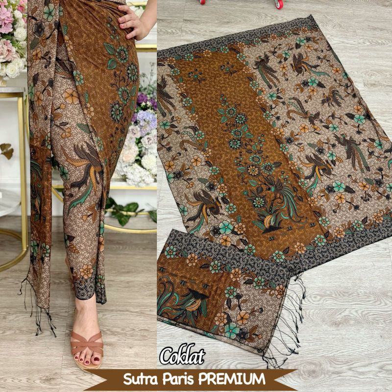 Jual (4) Kain Kamen Sutra Paris dan Selendang | Shopee Indonesia