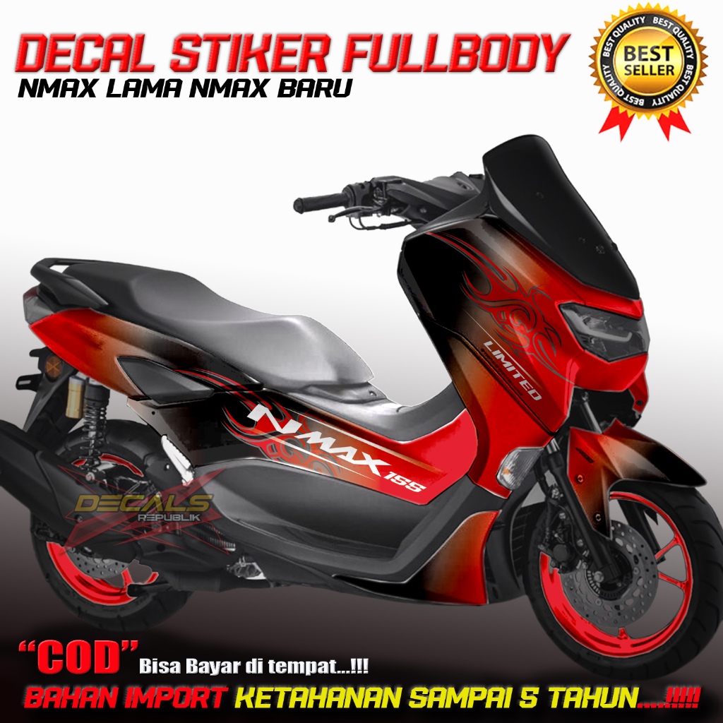Jual Stiker Decal Yamaha Nmax New, Nmax Old Full Body Bahan Import ...