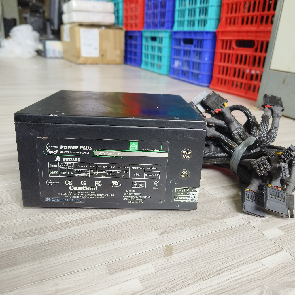 Jual PSU GAMING ANDYSON 550W PURE POWER SUPPLY | Shopee Indonesia