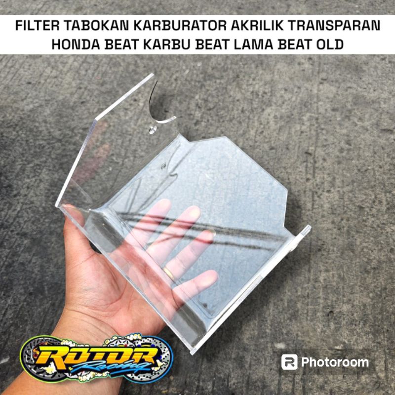 Jual Filter tabokan karbu akrilik bening transparan honda beat karbu ...