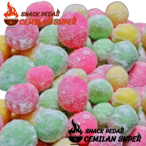 Jual CS KUE LADU BULAT MANIS WARNA 1Kg Gabus Bulat Manis Warna Ladu ...