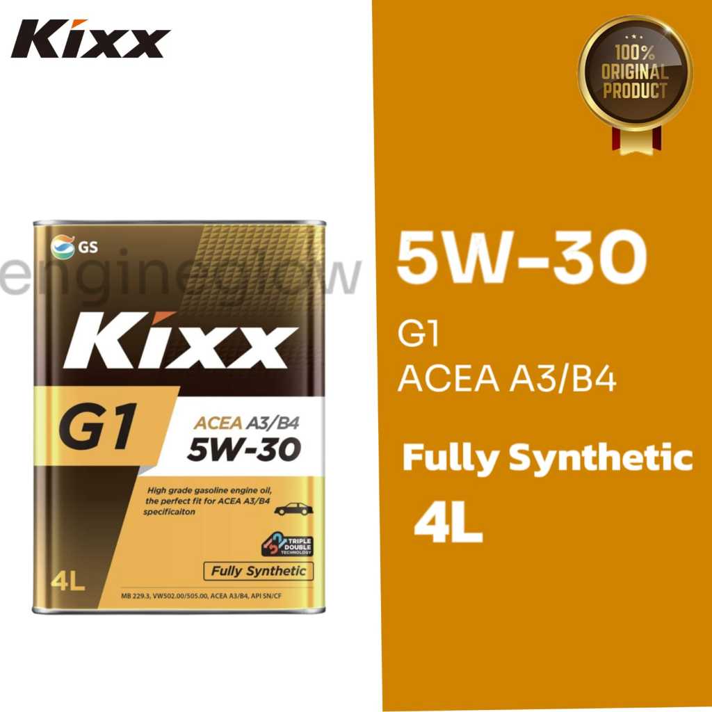 Jual OLI KIXX G1 API SN PLUS 5W-30 4L FULL SYNTETIS | Shopee Indonesia