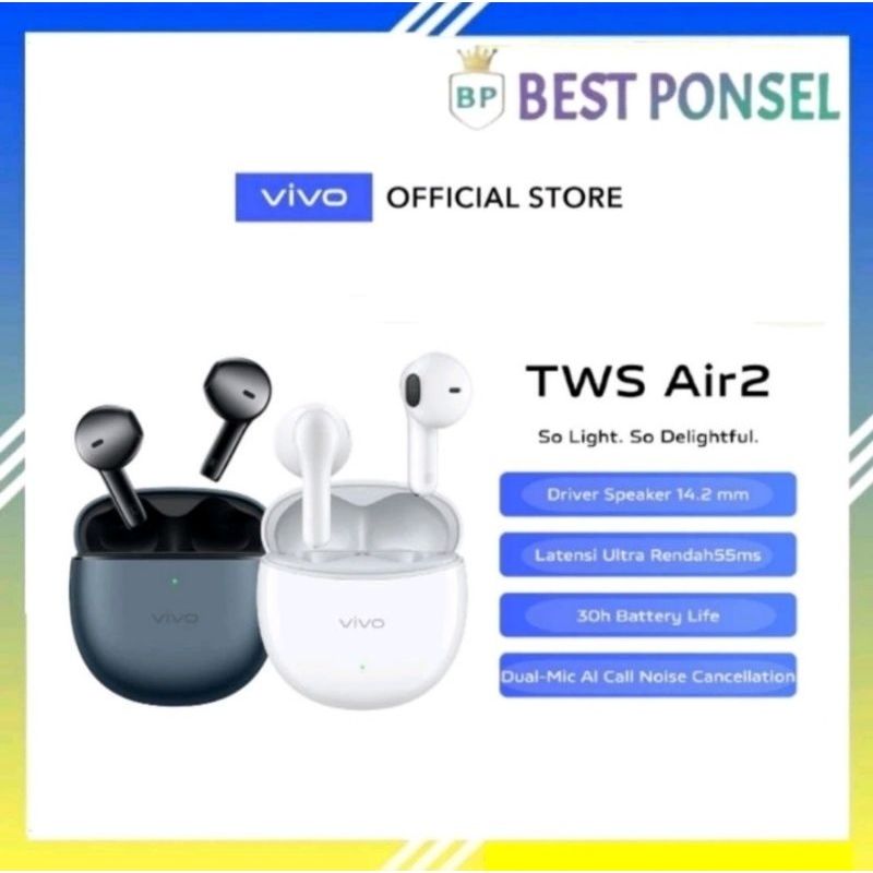 Jual Vivo Tws Air2 Original Garansi Resmi | Shopee Indonesia