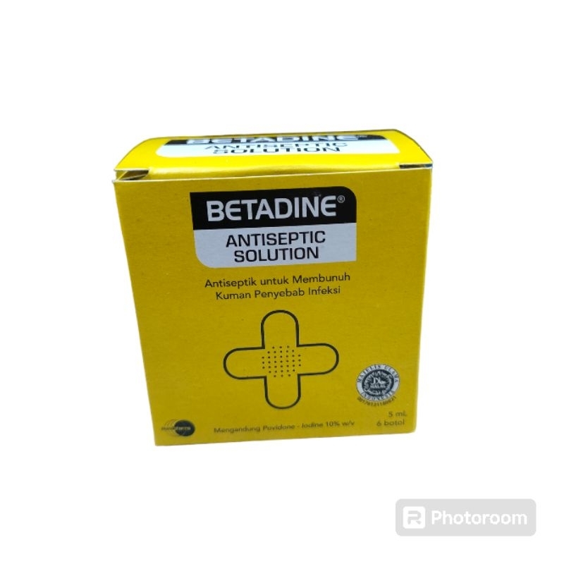 Jual betadine antiseptic 5ml per botol | Shopee Indonesia