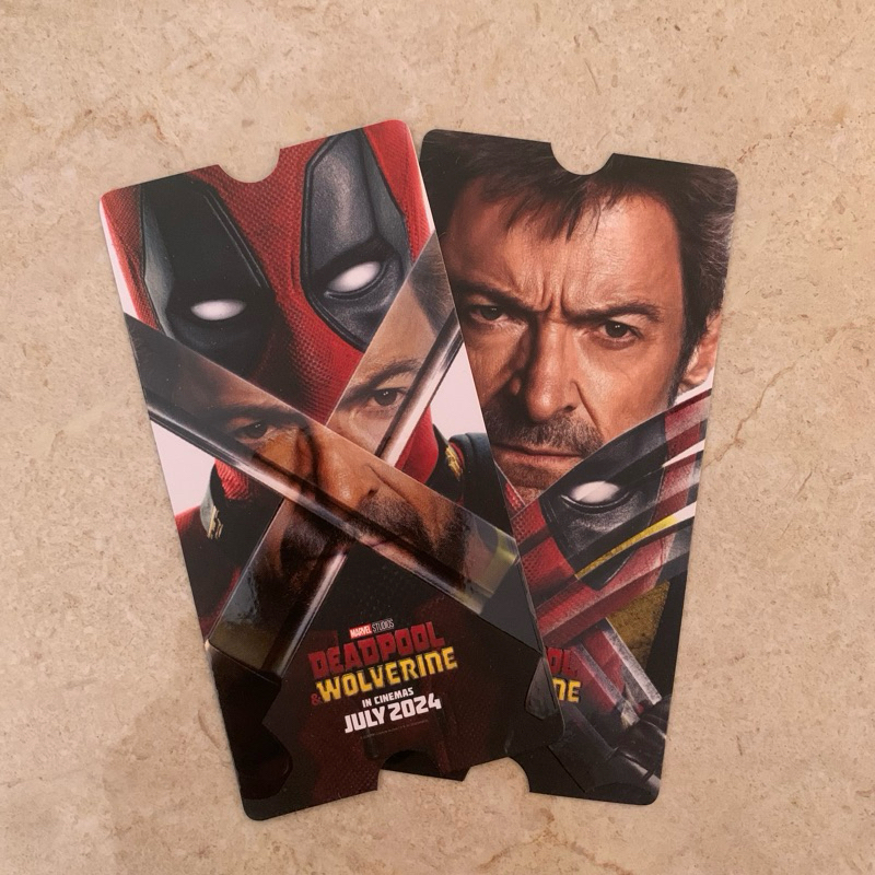 Jual deadpool and wolverine offical collectable ticket cgv | Shopee ...