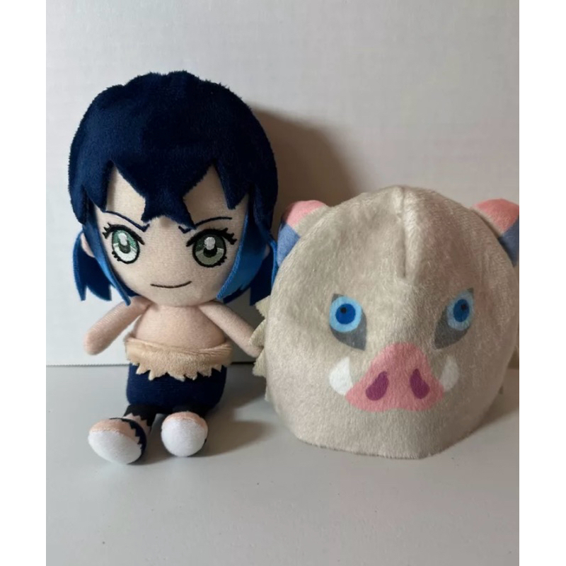 Jual BANDAI Kimetsu No Yaiba Demon Slayer Inosuke Hashibira Chibi plush ...