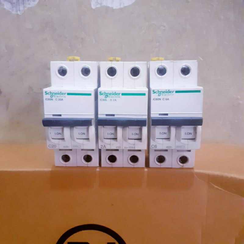 Jual MCB ica 2P 6A 16A 20A | Shopee Indonesia