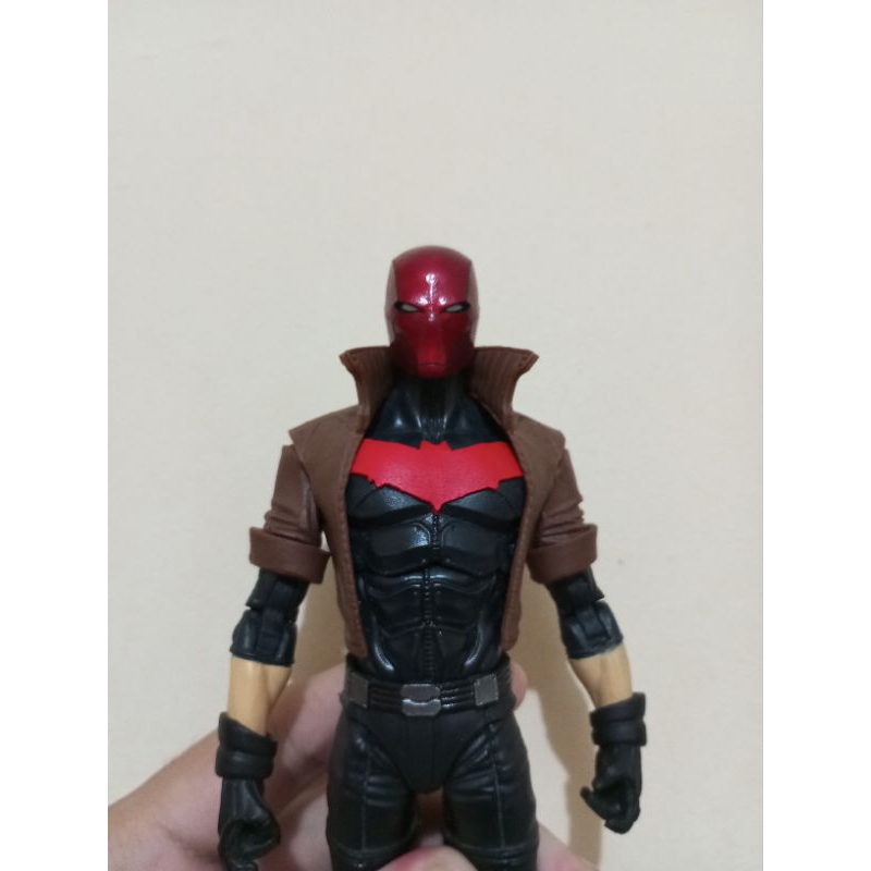 Jual custom headsculpt mcfarlane redhood red hood figure dc multiverse masked mafex 1:10 1:12 ...
