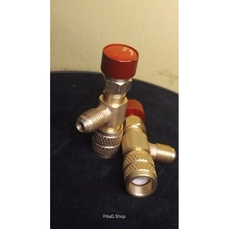 Jual Premium Kran Charging valve adaptor / Converter / perubah AC rumah R22 ke R35 | Shopee ...