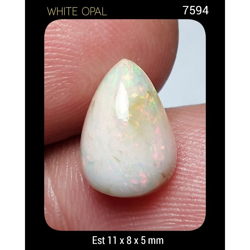 Jual 7594 Batu White Opal | Shopee Indonesia
