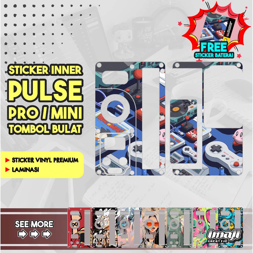 Jual STIKER INNER PULSE MINI BULAT - Imaji Creative | Shopee Indonesia