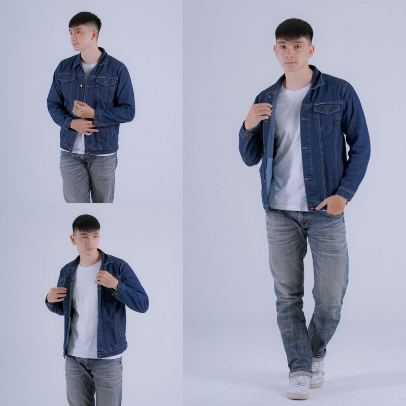 Jual TANS - Jaket Jeans Denim Distro Pria / Jaket Pria Wanita Premium ...