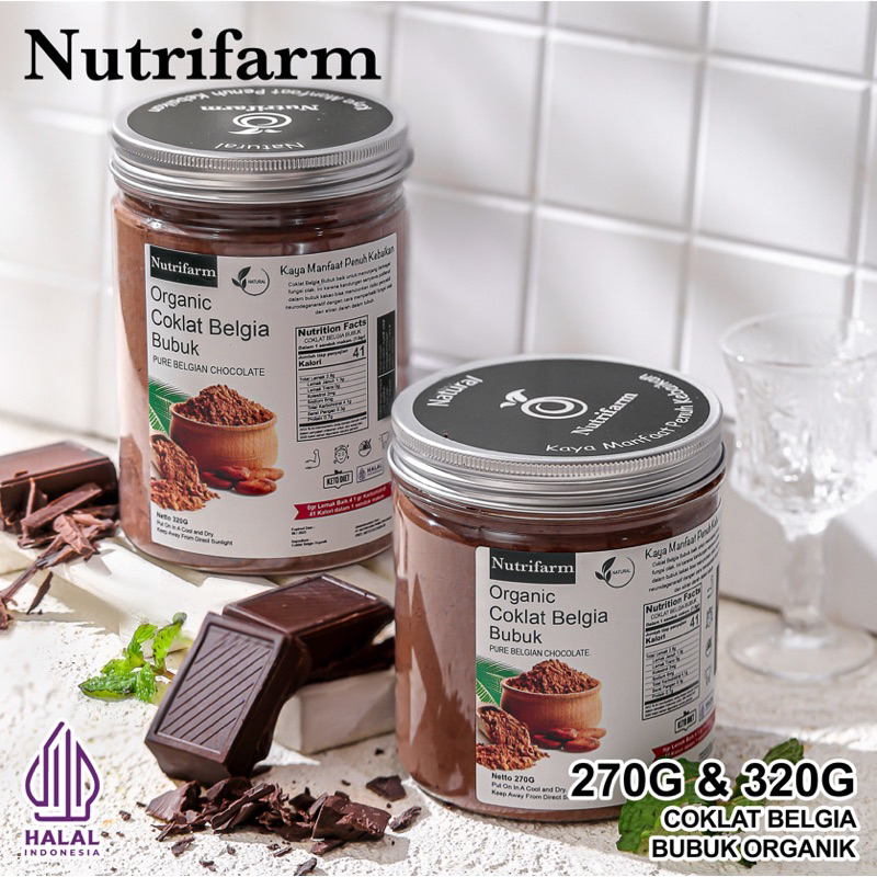 Jual DARK CHOCOLATE COKELAT POWDER 320 gr TANPA GULA DRINK PREMIUM ...