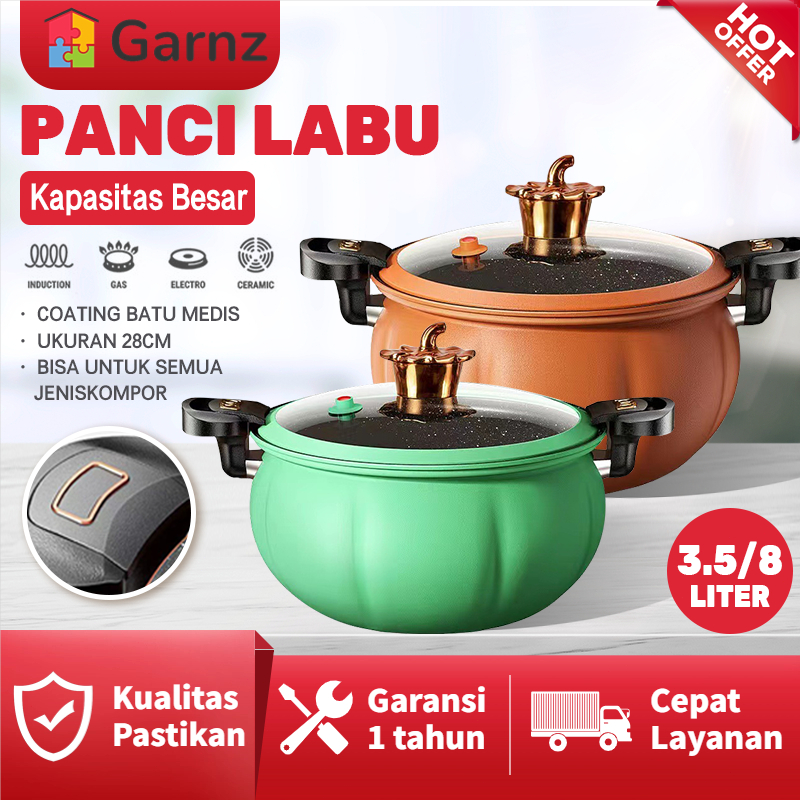 Jual Panci Presto Labu 8 Liter Premium Quality Wajan Panci Presto ...
