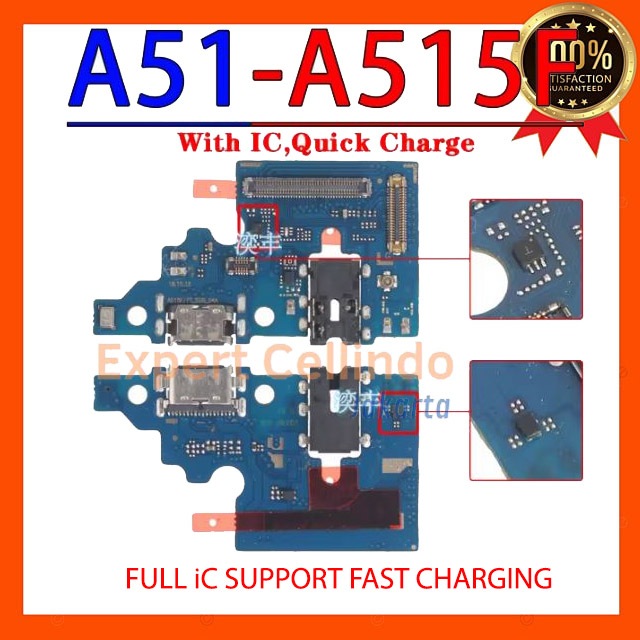 Jual Samsung A51 A515 Original With Full IC Flexible Konektor Charger ...