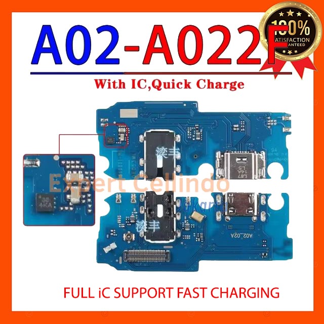 Jual Samsung A02 A022F With Full IC Flexible Konektor Charger Cas Tc ...