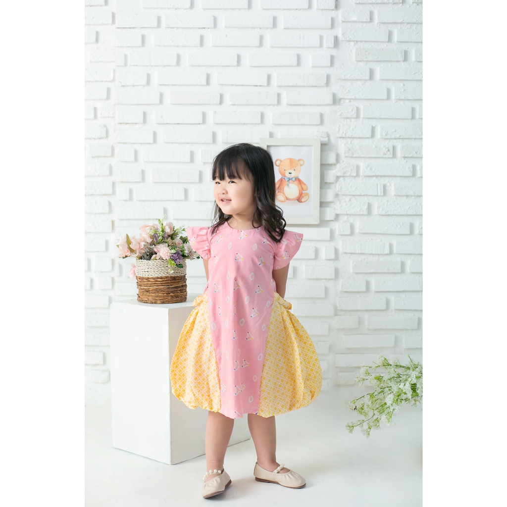 Jual Dress Batik Anak Perempuan | Setelan Batik Anak Perempuan | Batik Sekolah Anak | Arunika ...