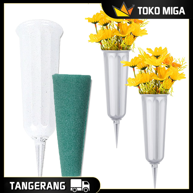 Jual Vas Bunga Pemakaman Detachable Vas Bunga Makam Dengan Spike Dan ...