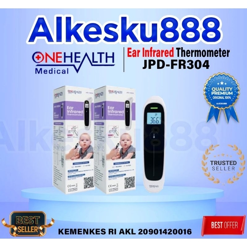 Jual THERMOMETER EAR INFRARED ONEHEALTH JPD-FR304 | Shopee Indonesia
