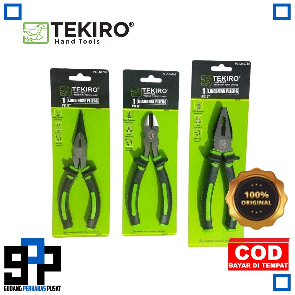 Jual TEKIRO TANG KOMBINASI POTONG LANCIP 4.5 6 7 8 INCH ORIGINAL | Shopee Indonesia