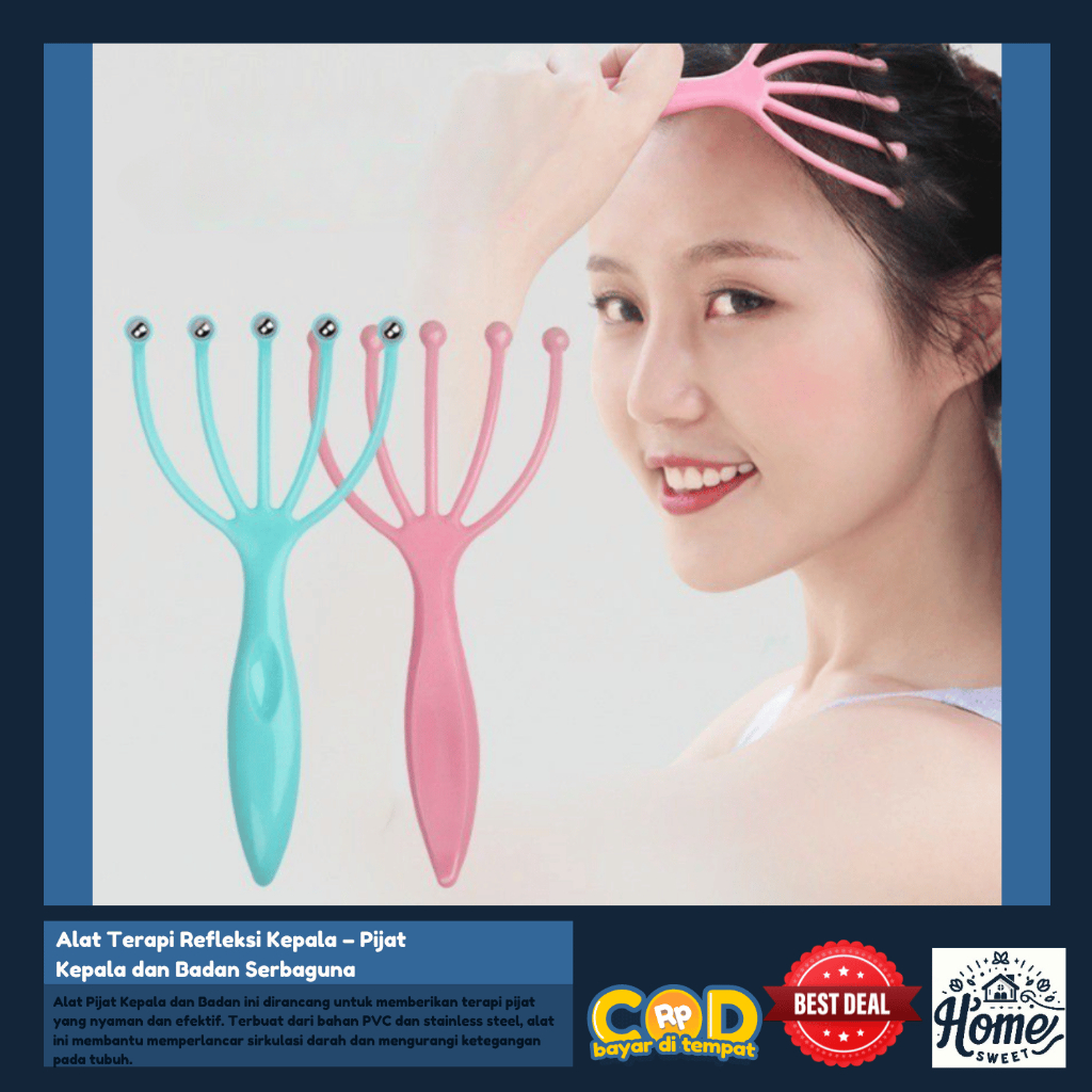 Jual Alat Terapi Refleksi Kepala – Pijat Kepala dan Badan Serbaguna ...