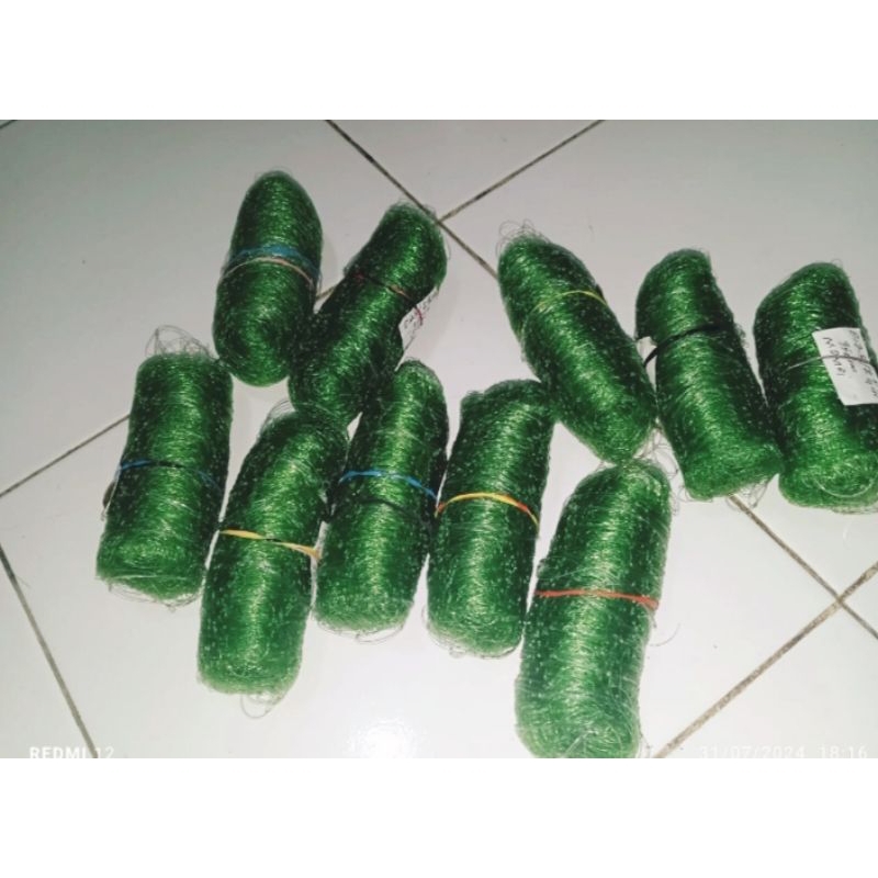 Jual jaring ikan merk momoi/ jaring anco merk momoi senar nomer 0.25 ...