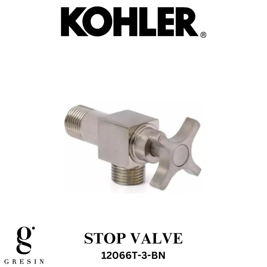 Jual Stop Valve Kohler | 12066T-3-BN | Stop Kran Kohler | Shopee Indonesia