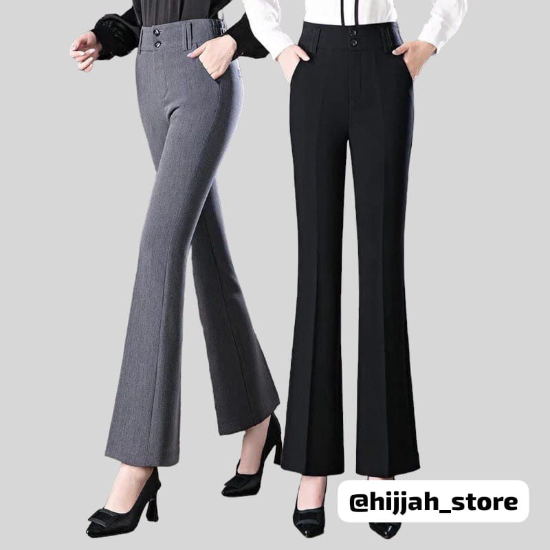 Jual Celana Wanita Celana Kerja Cutbray Celana Bahan Cutbray Celana ...