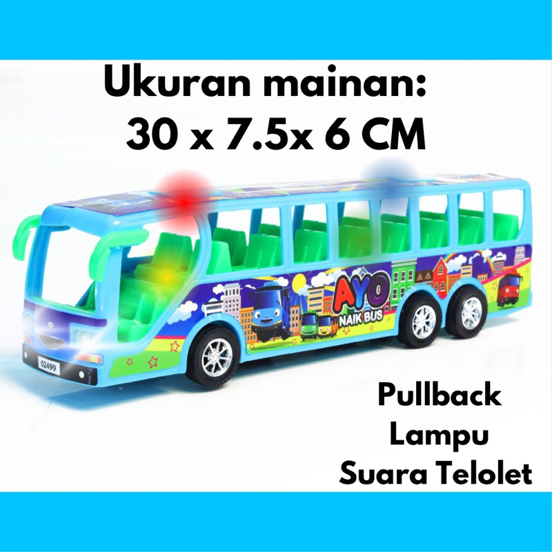 Jual Mainan Miniatur Bus Telolet Basuri Tayo JUMBO FULL LAMPU DAN SUARA ...