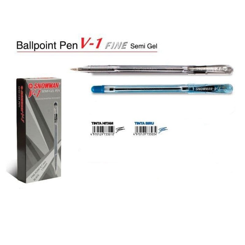 Jual Snowman V1, Ketebalan 1.0 Pen / Pulpen / Ballpen / Ballpoint ...