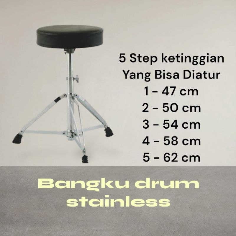 Jual Bangku drum kursi drum stainless import | Shopee Indonesia