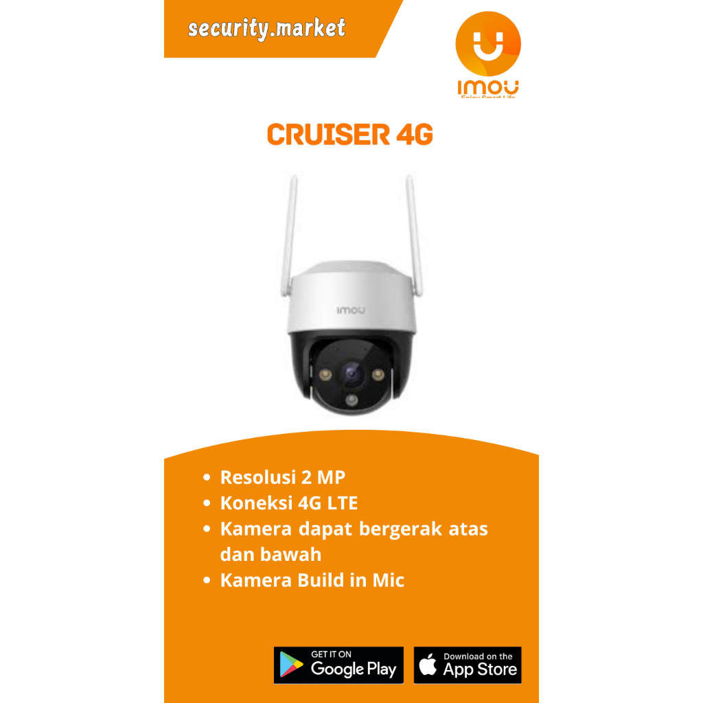 Jual CAMERA CCTV OUTDOOR IMOU CRUISER 4G SIM CARD RESOLUSI 2MP | Shopee Indonesia