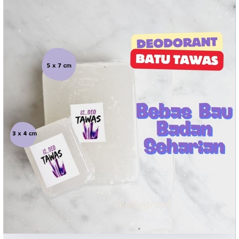Jual Batu Tawas Deodorant Alami Batu kristal Tawas Batu | Shopee Indonesia