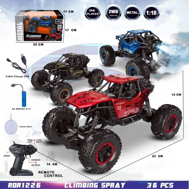 Jual MOBIL OFF-ROAD REMOTE CONTROL RDR1226 RC CLIMBING SPRAY ( KELUAR ...